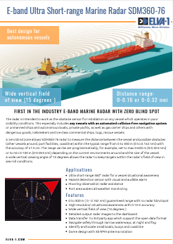 76 GHz Short-Range Marine Radar with Zero Blind Spot - Millimeter wave ...